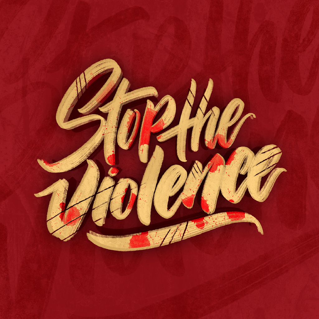 Stop the Violence by Hector Ooi on Dribbble