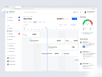 Web App - Team Management Dashboard by Amer Nazir on Dribbble