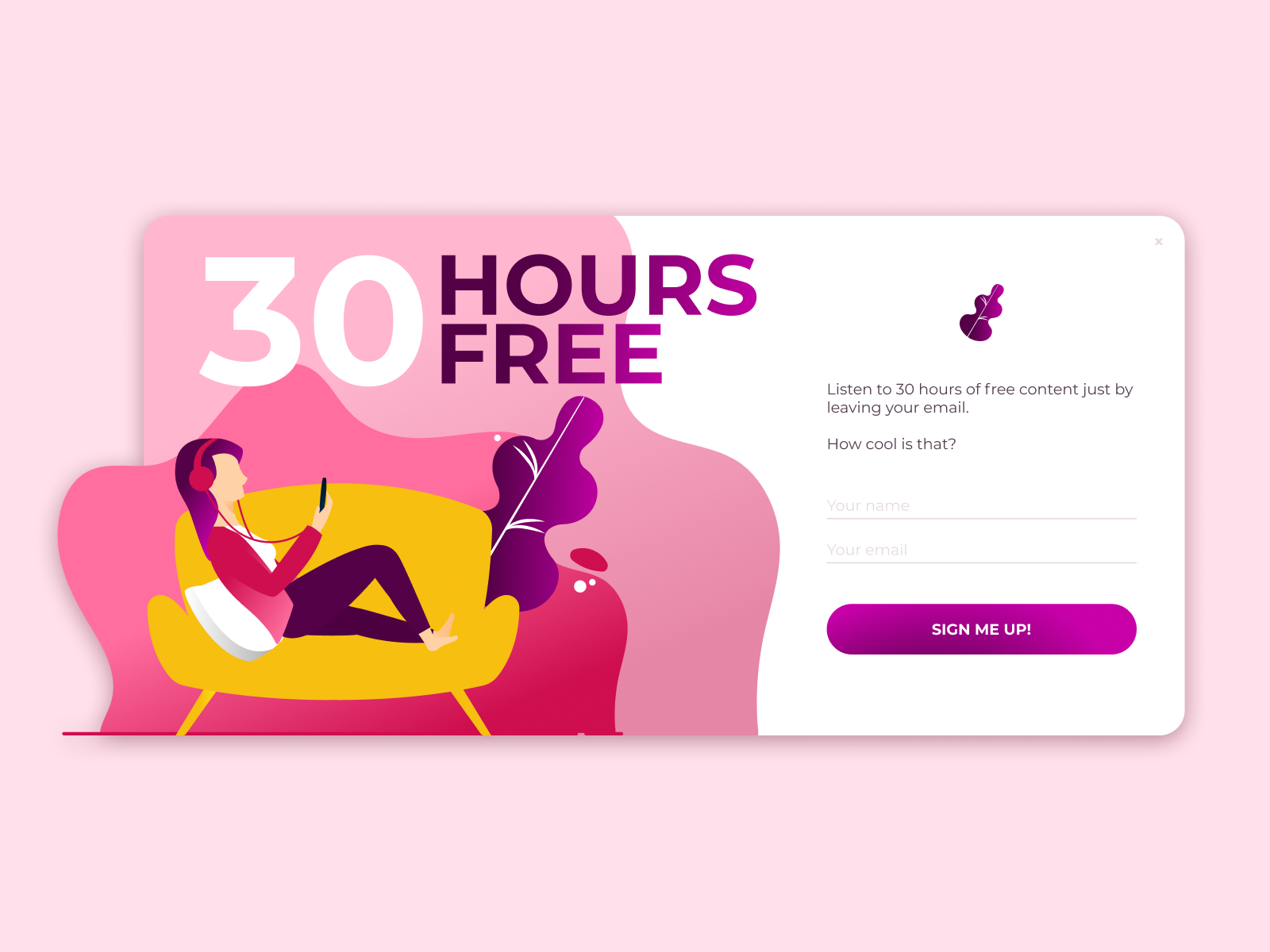 Simple CTA Banner by Raf Tudela on Dribbble