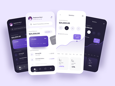 Simple Finance App - Concept by Giorgi for Ascended on Dribbble