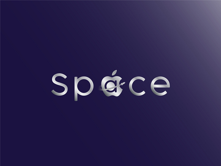 Space Apple - Logo by Prince Lewis on Dribbble