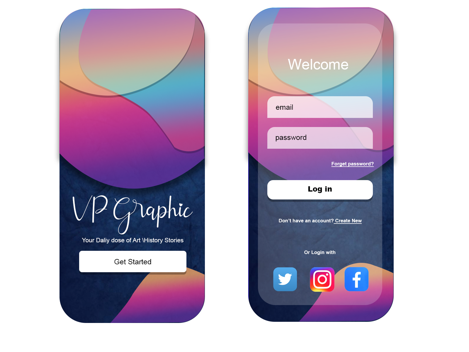 Mobile App Design by Graphic Art VP on Dribbble