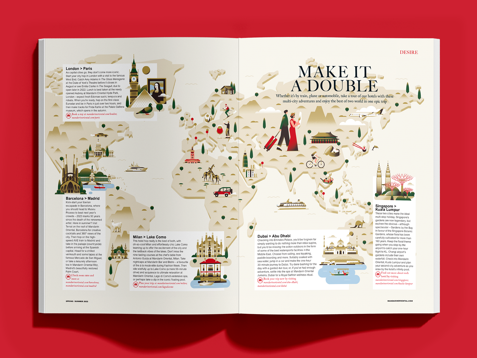 Mandarin Oriental Map by Elen Winata on Dribbble