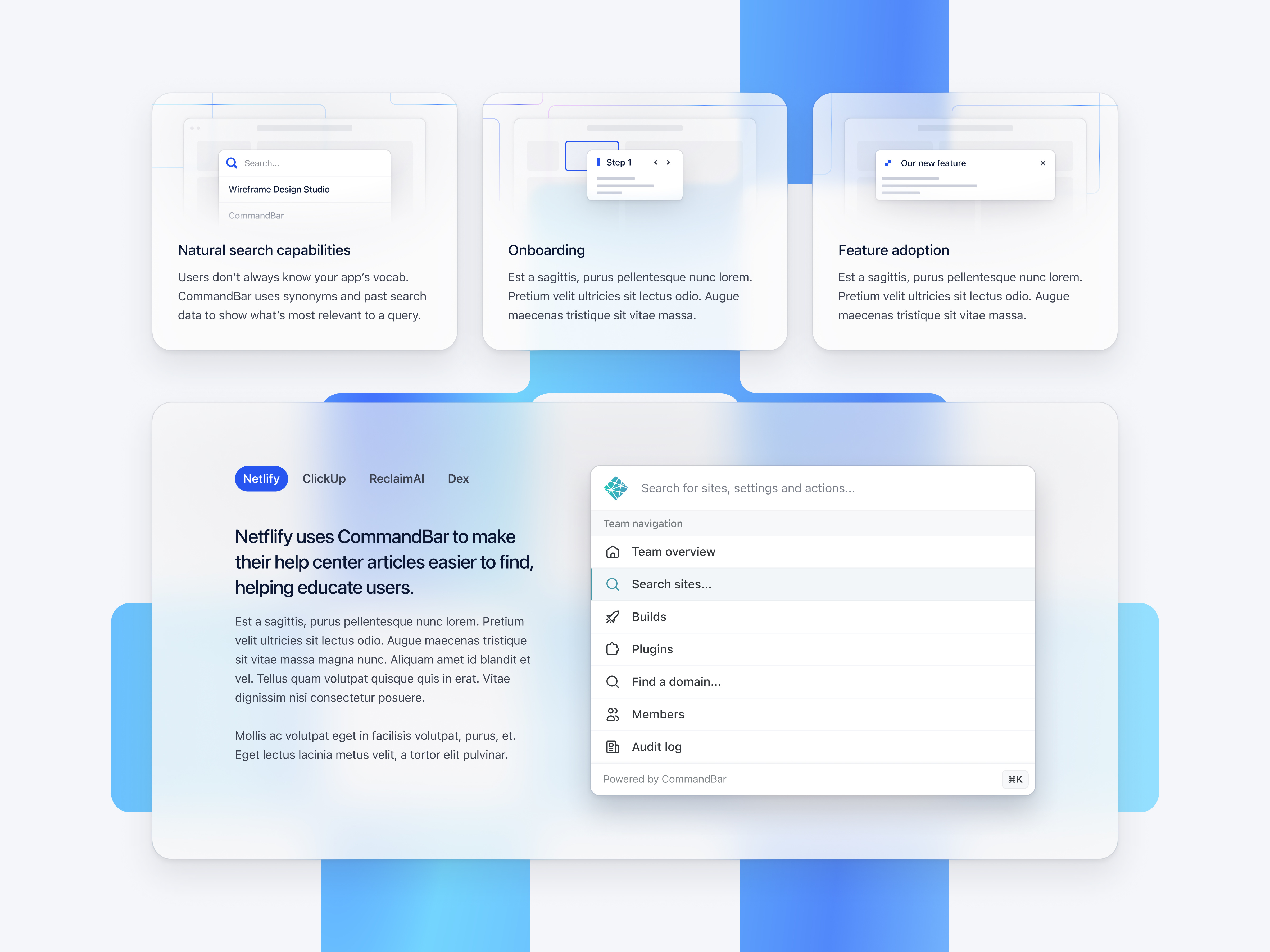 🥳 CommandBar by James on Dribbble