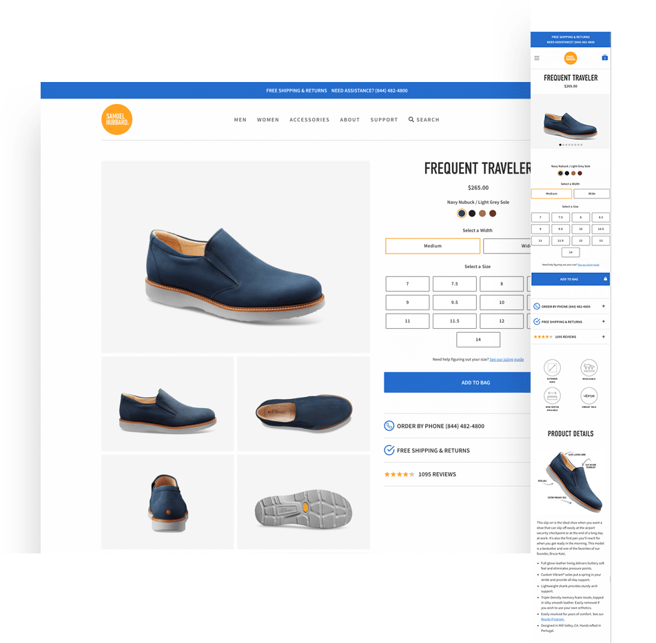 Shoe website by Vonnda on Dribbble