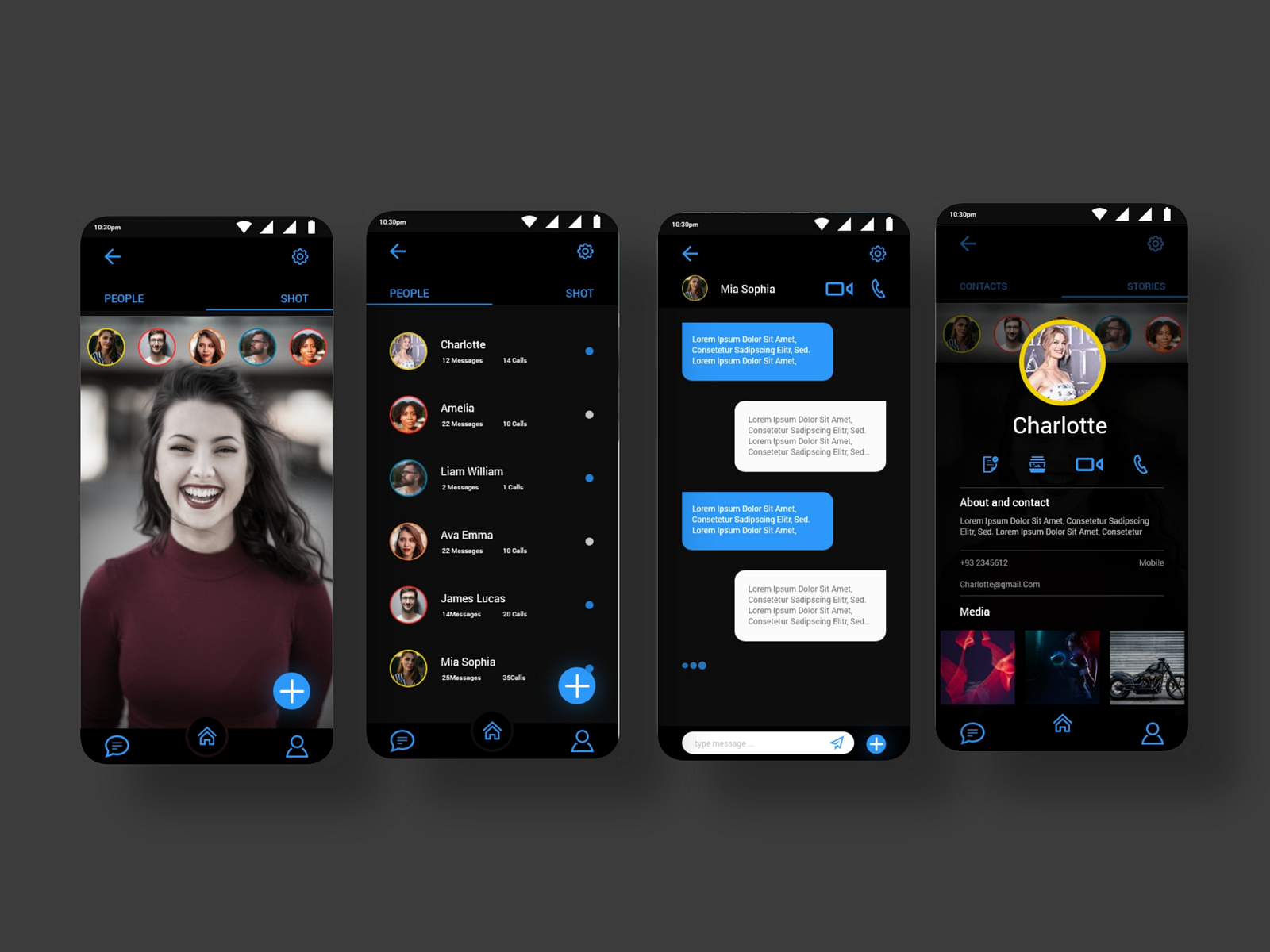 chat pp design by Adnan Edi on Dribbble