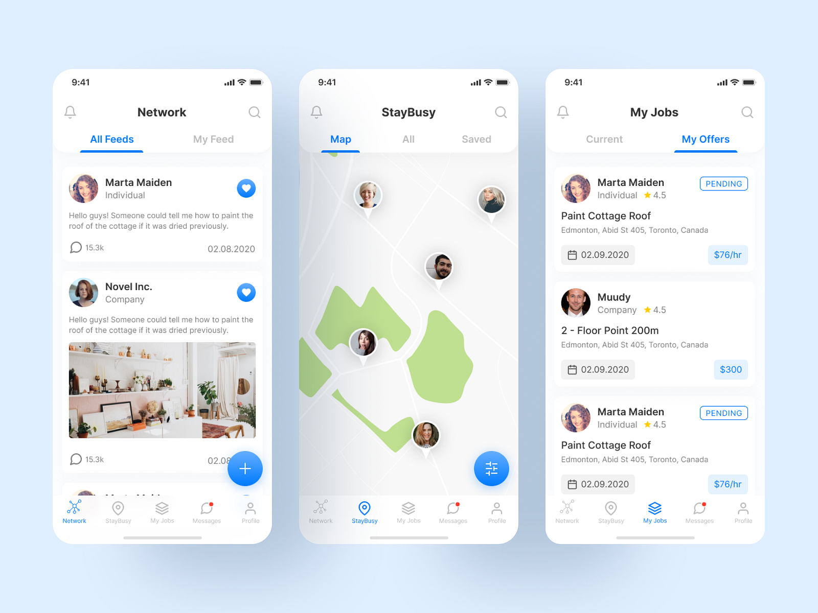 Freelance Job Portal App by Priyank Shah on Dribbble