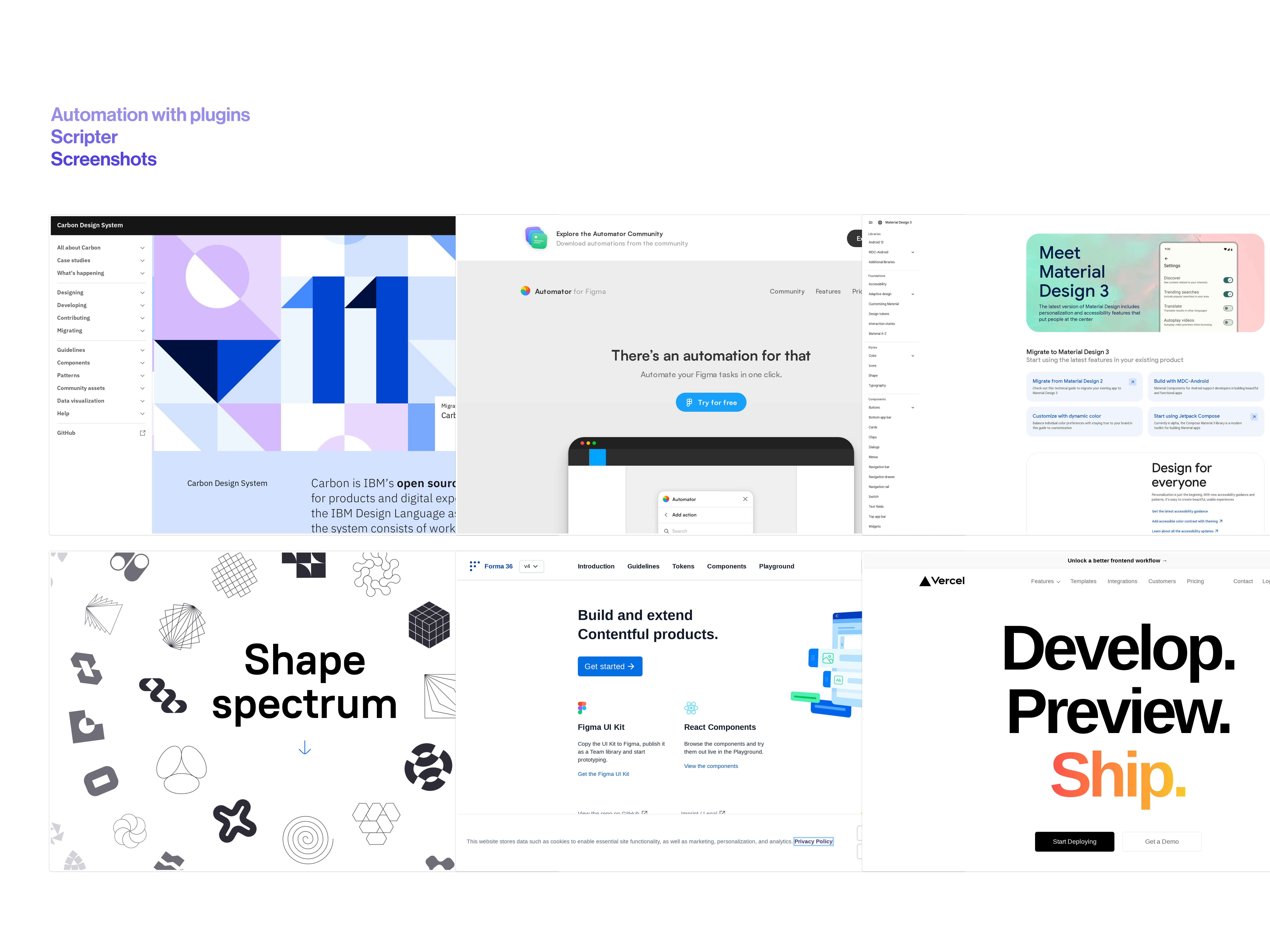 Figma, Design & Automation by Davo Galavotti on Dribbble