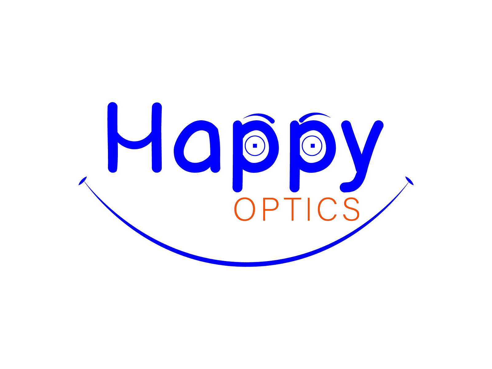 Happy optics logo design by Md. Saddam Hossain on Dribbble