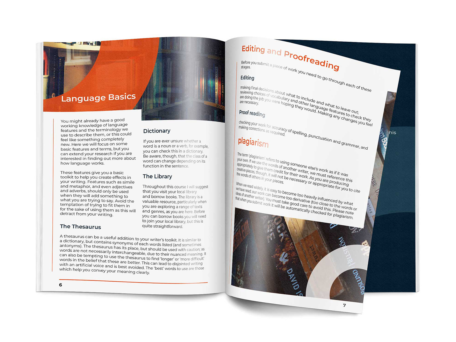 Course book design by Adam Smallman on Dribbble
