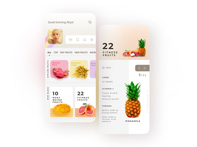 Fruit App Design designs, themes, templates and downloadable graphic ...