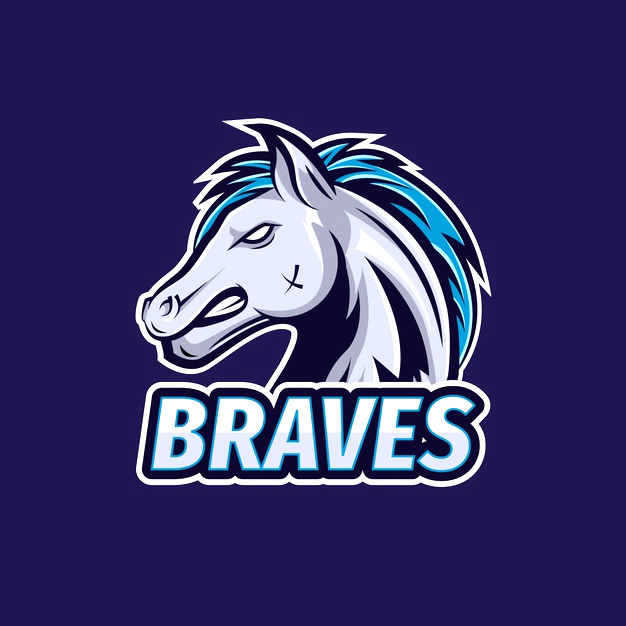 BRAVES MASCOT LOGO by GRAPHIC TELENT on Dribbble