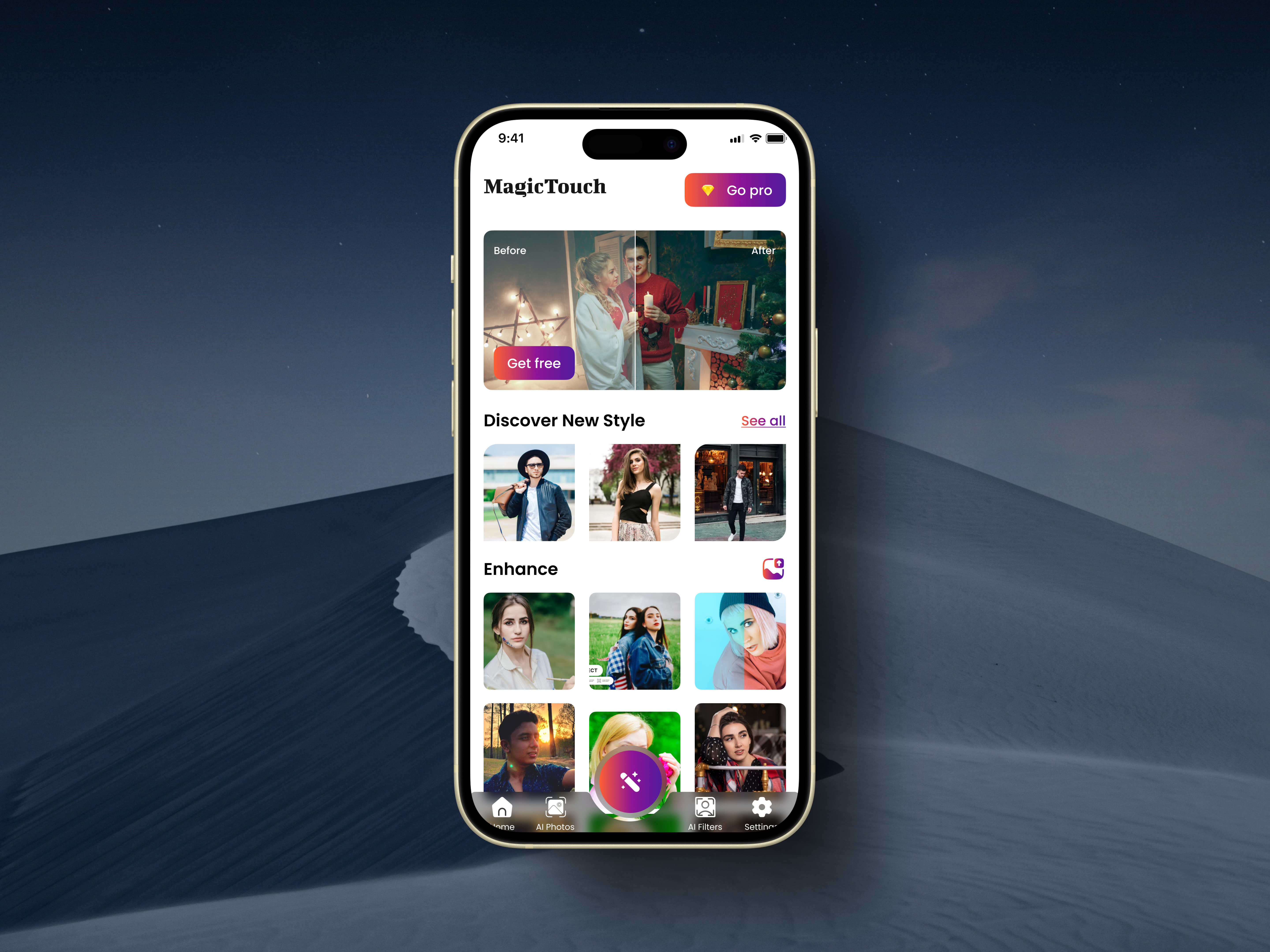 AI Image Enhancer APP UI by Md. Ismail Molla on Dribbble