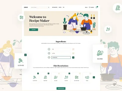 Recipe Maker designs, themes, templates and downloadable graphic ...