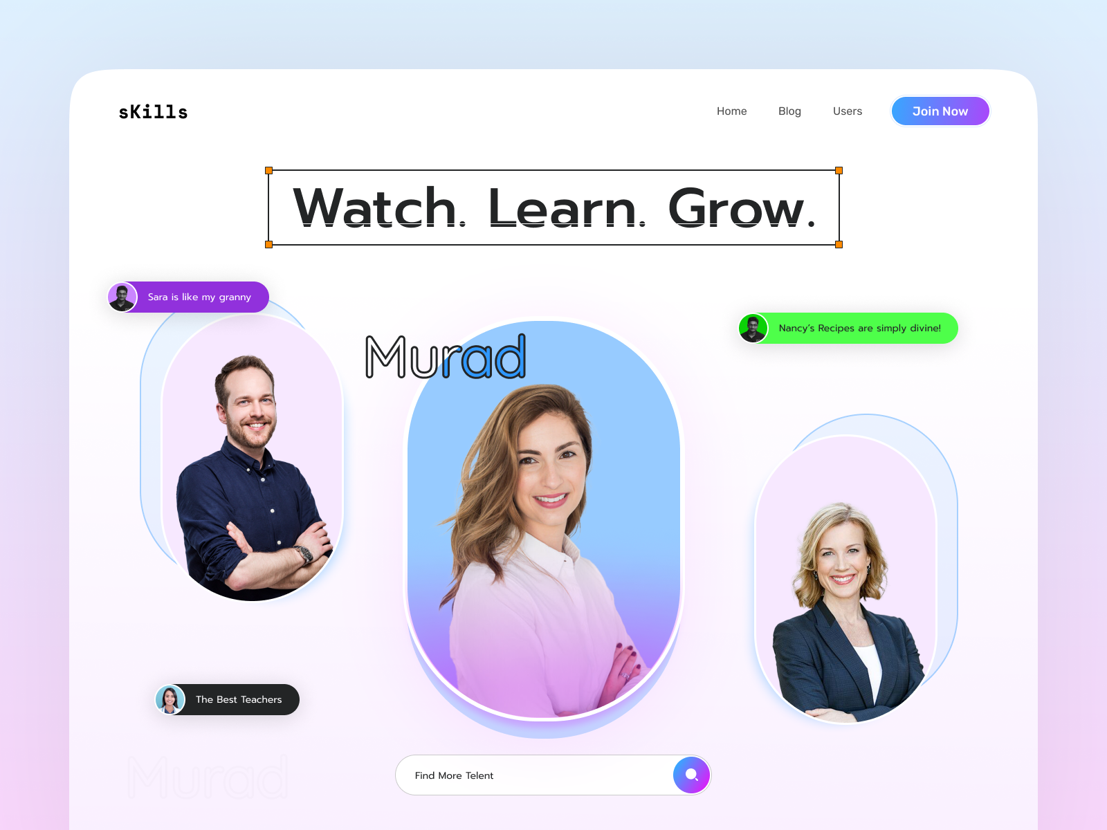Landing page : Experts Finder by Murad Hossain 🔥 on Dribbble