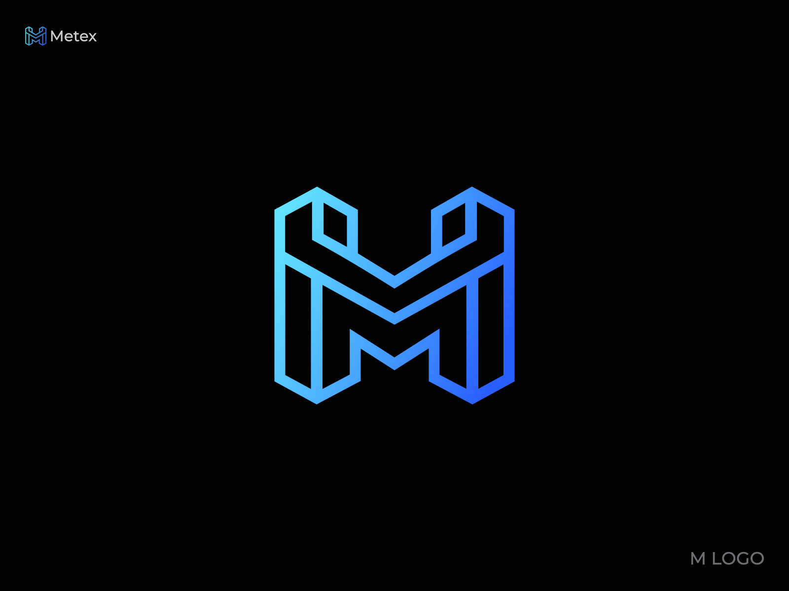 Metex - m logo by HQ Shakib on Dribbble