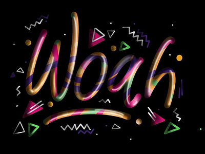 woah graphic by Puja Vanarse on Dribbble