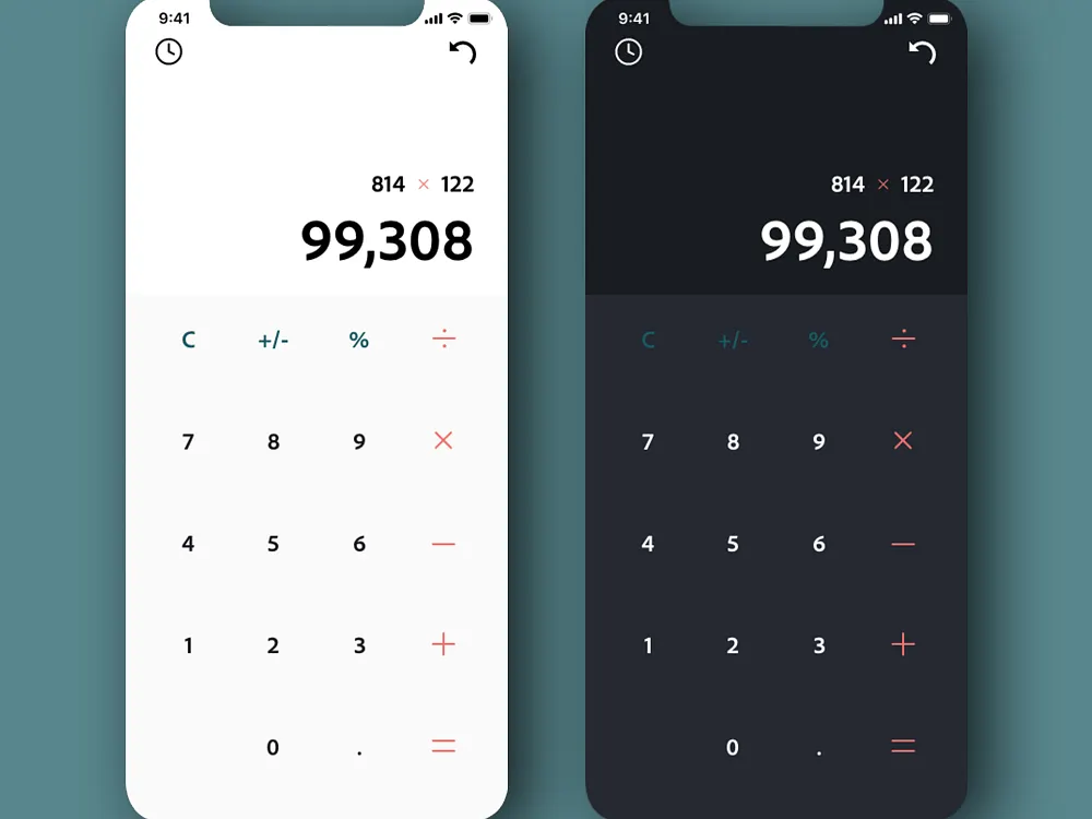 Calculator UI designs, themes, templates and downloadable graphic ...