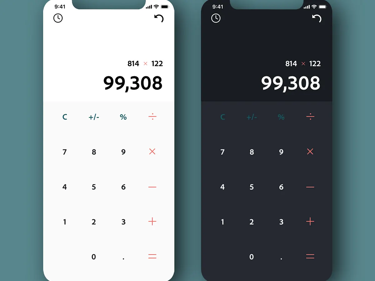 Calculator UI designs, themes, templates and downloadable graphic ...