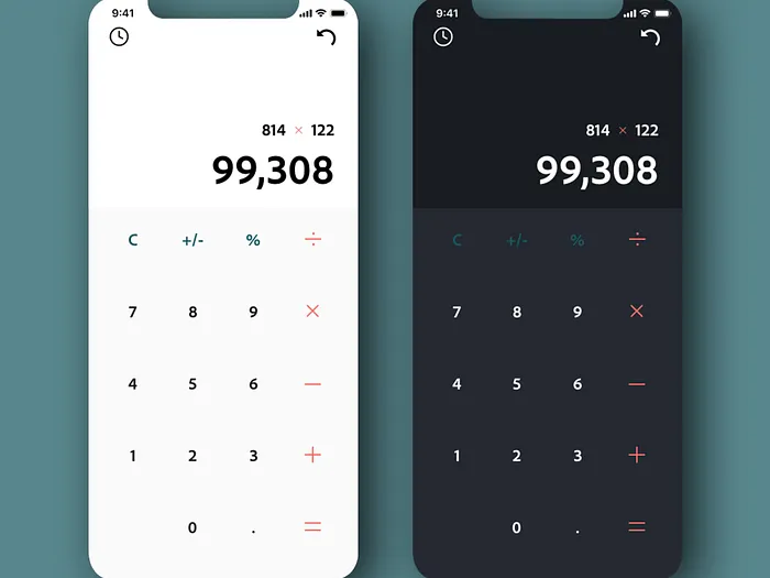 Calculator UI designs, themes, templates and downloadable graphic ...
