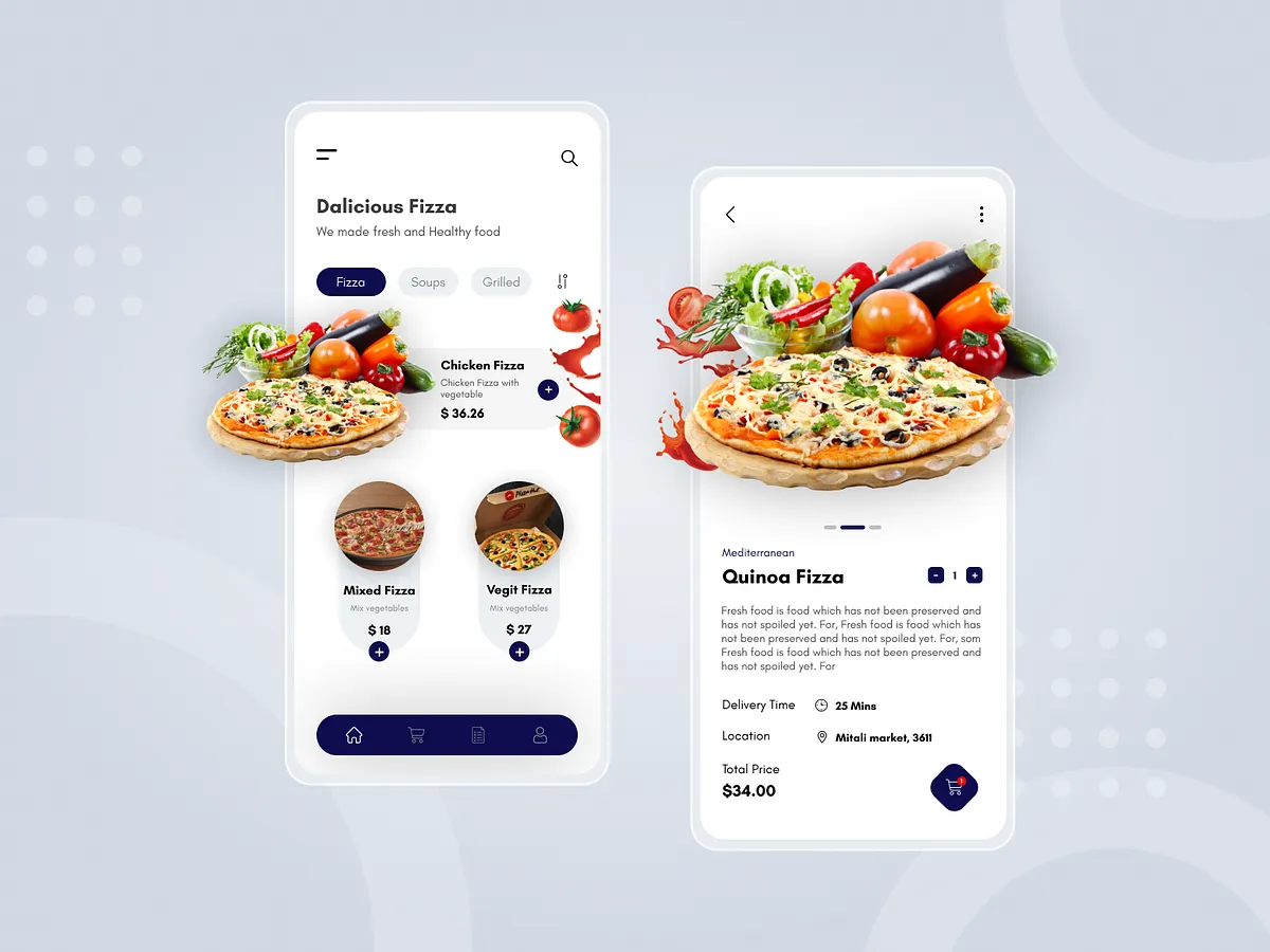 Browse thousands of Pizza App images for design inspiration | Dribbble