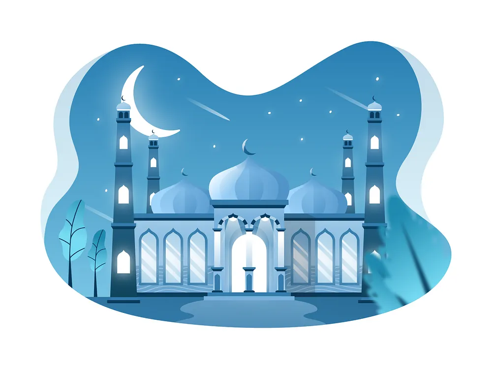 Mosque Illustration designs, themes, templates and downloadable graphic ...
