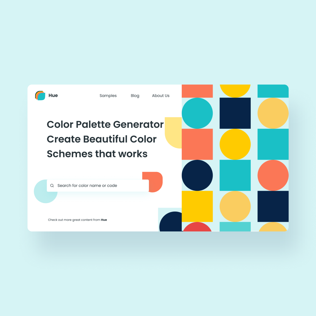 Hue- web by Raheemat Atata on Dribbble