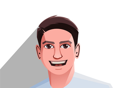 simple vector cartoon by Zyan Studio on Dribbble