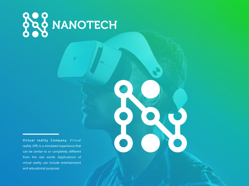 nano tech logo design by alesha design on Dribbble