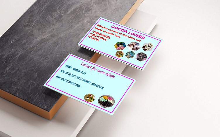 unique business card by Rutuja Parab on Dribbble