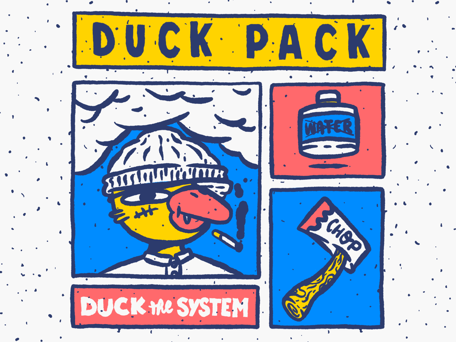 duck pack by Stefano Brizzio Recchia on Dribbble