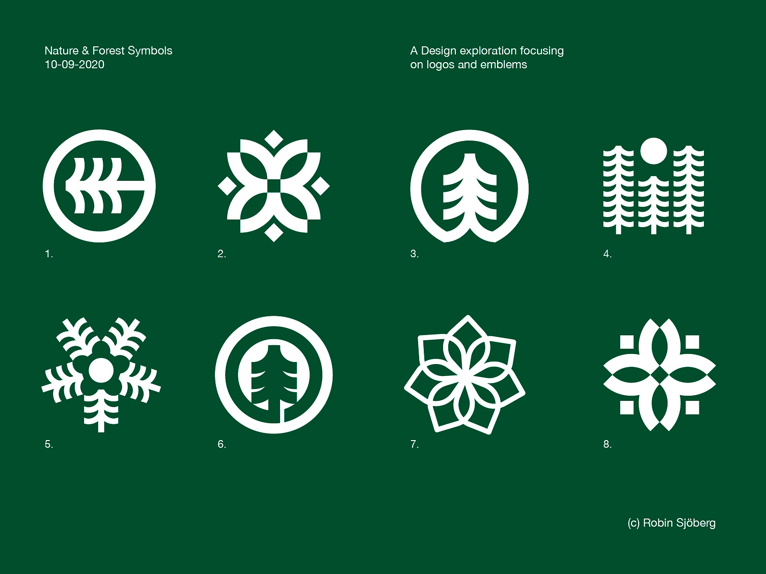 Nature & Forest Symbols by Robin Sjöberg on Dribbble
