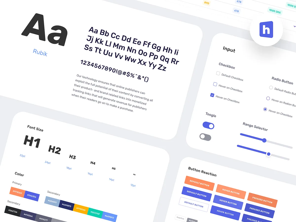 Browse thousands of Style Guide images for design inspiration | Dribbble