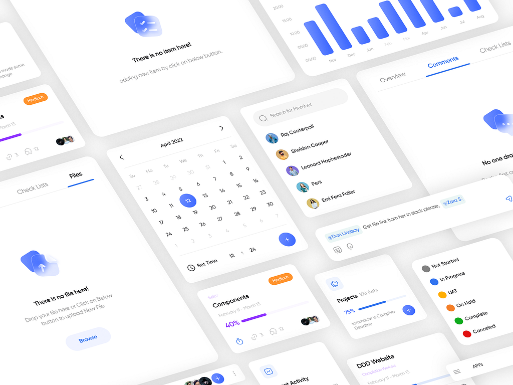 Cluster | Team Management Dashboard by Zahra Saedi for Reverb on Dribbble