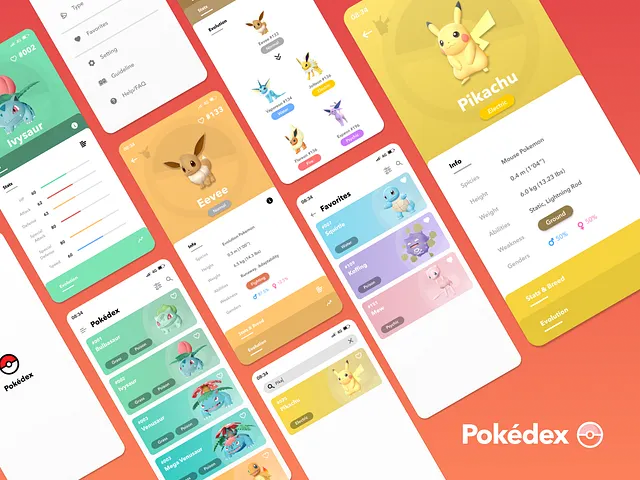 Pokedex designs, themes, templates and downloadable graphic elements on ...