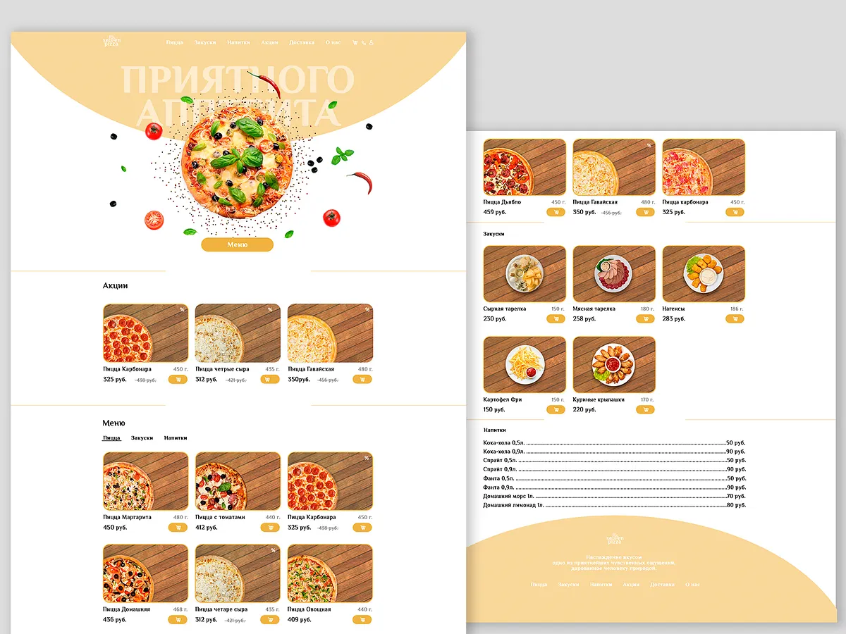 Pizza Menu designs, themes, templates and downloadable graphic elements ...