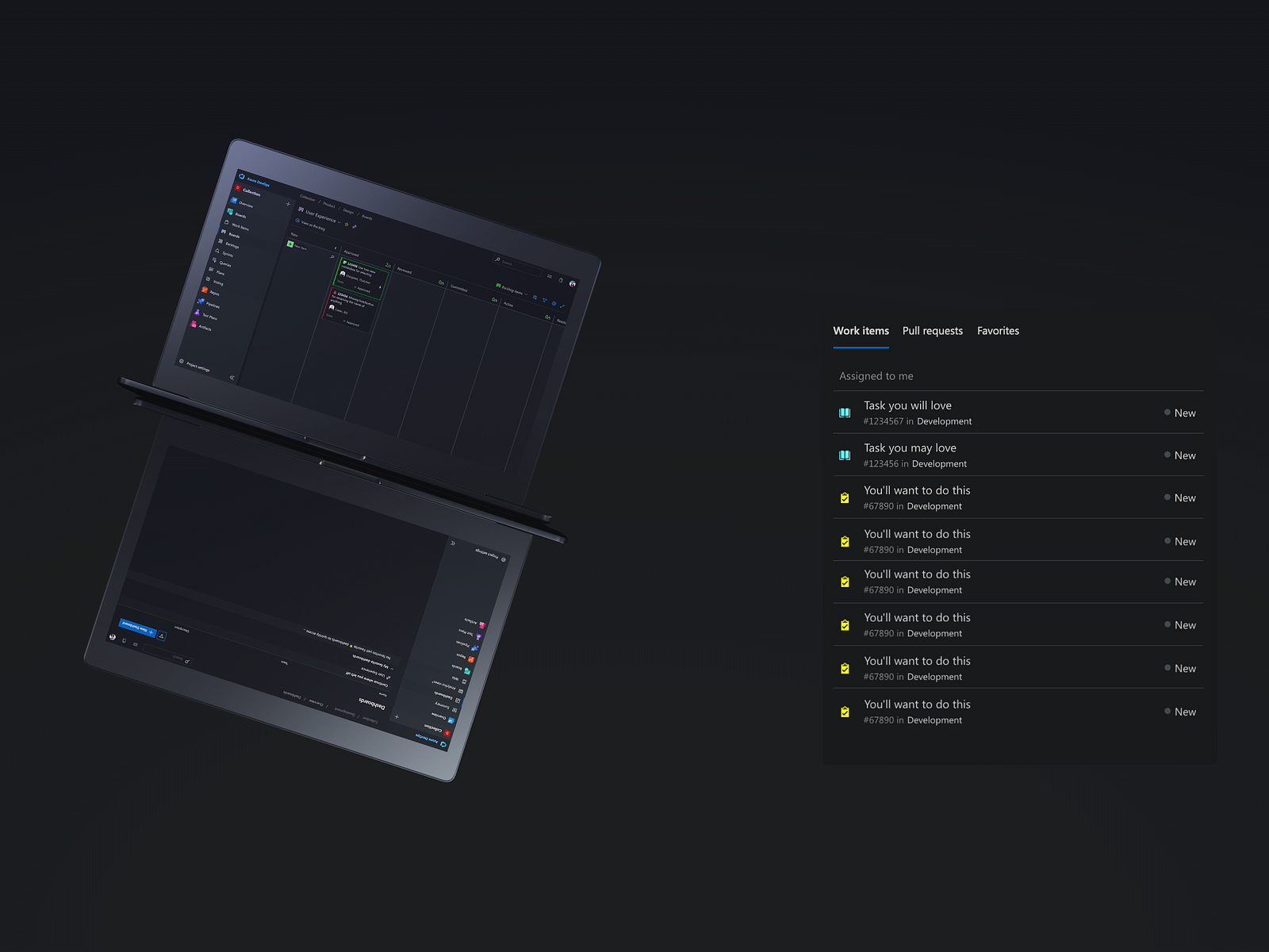 Dark Theme of Azure DevOps - Azure NightDevs by Max Stepanov on Dribbble