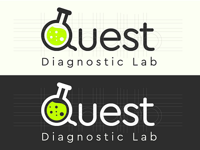 Quest Diagnostic Lab LOGO Design by Tejash modi on Dribbble