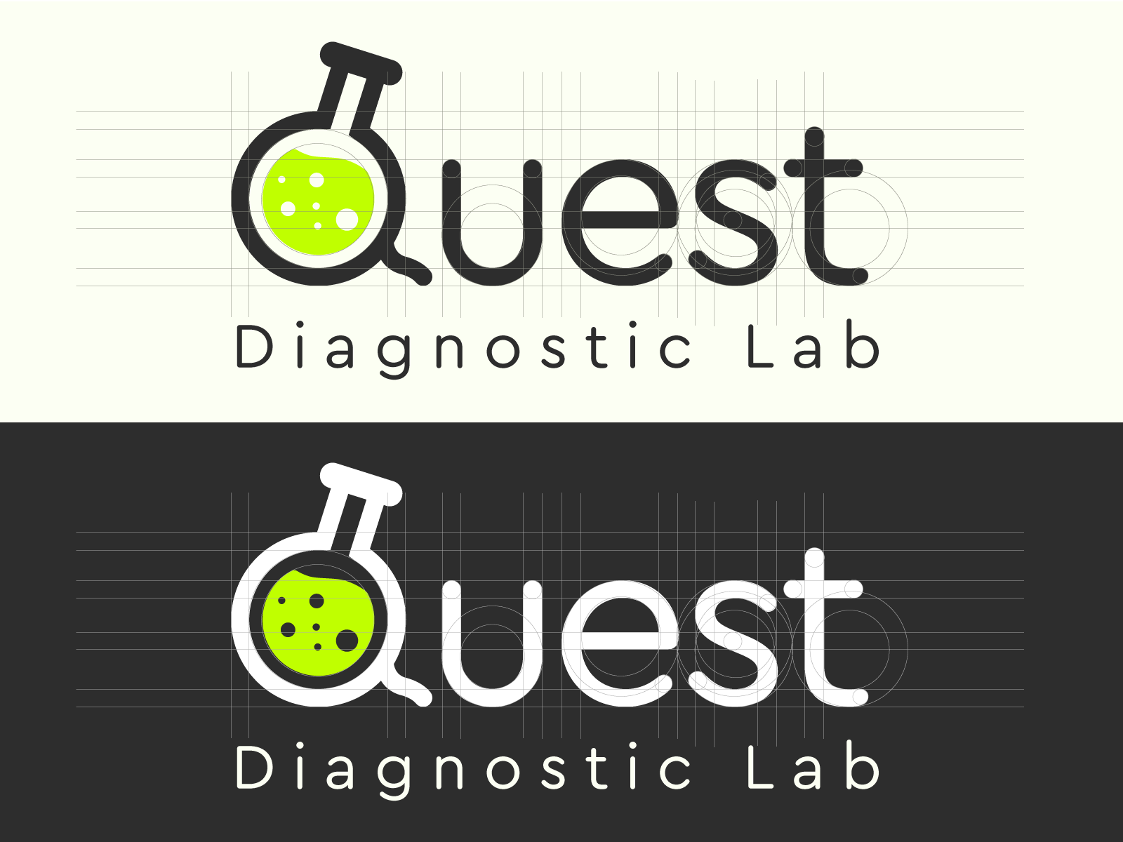 Quest Diagnostic Lab LOGO Design by Tejash modi on Dribbble