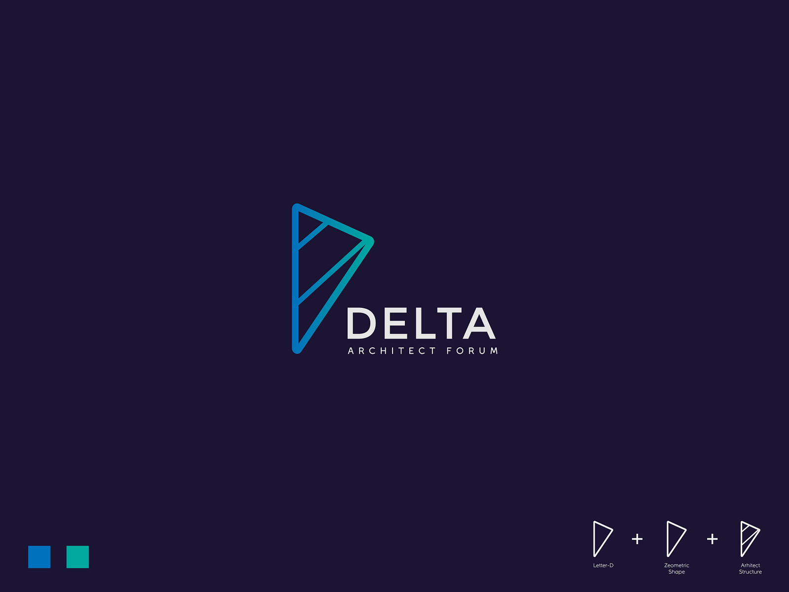 Delta Logo design by Junayed Bogdadi on Dribbble