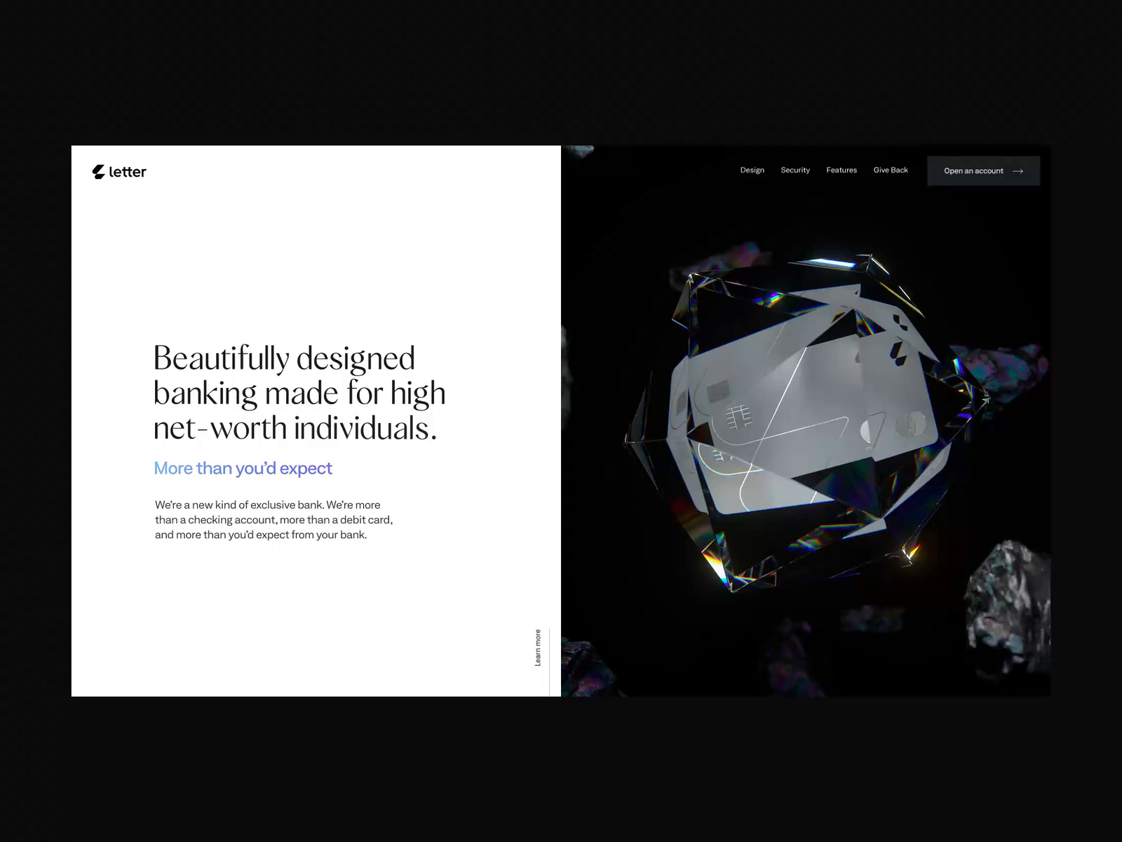 Letter 💎 by Nathan Riley for Unseen Studio® on Dribbble