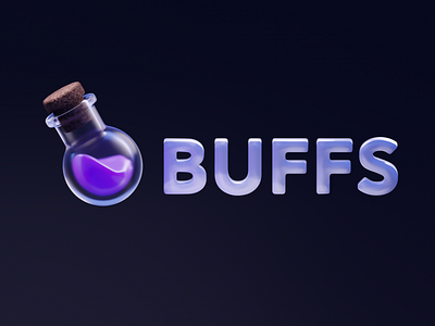 BUFFS 3D Logo Exploration by Rob Heath on Dribbble