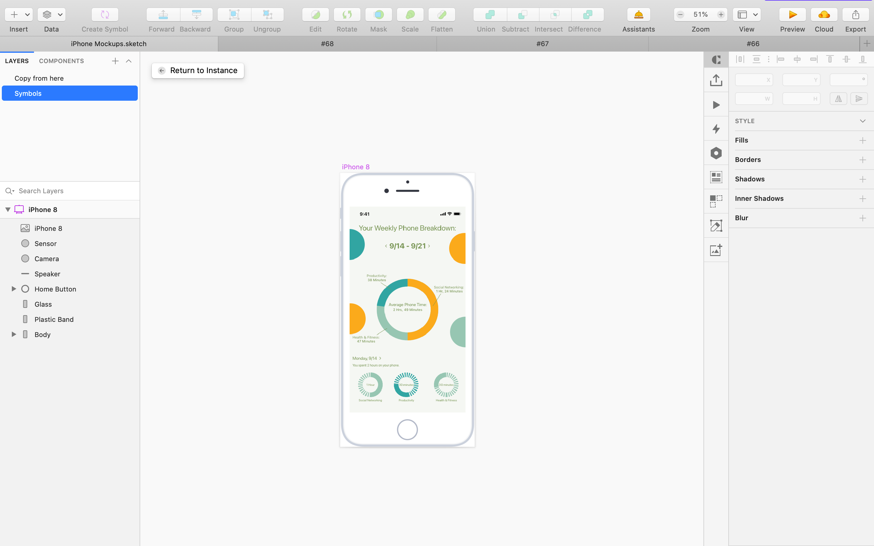 daily ui #66, "statistics" by summer brashear on Dribbble