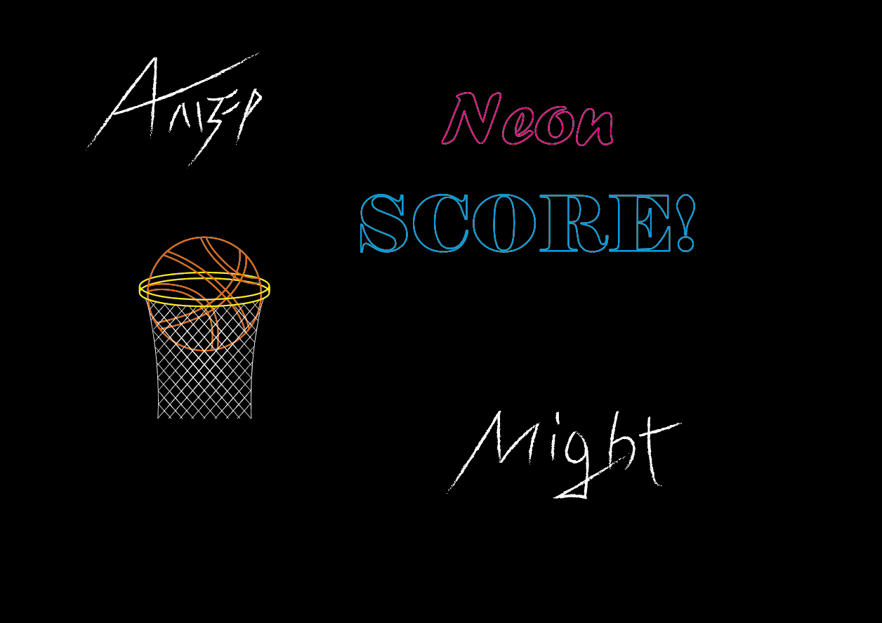Neon score by Ali on Dribbble