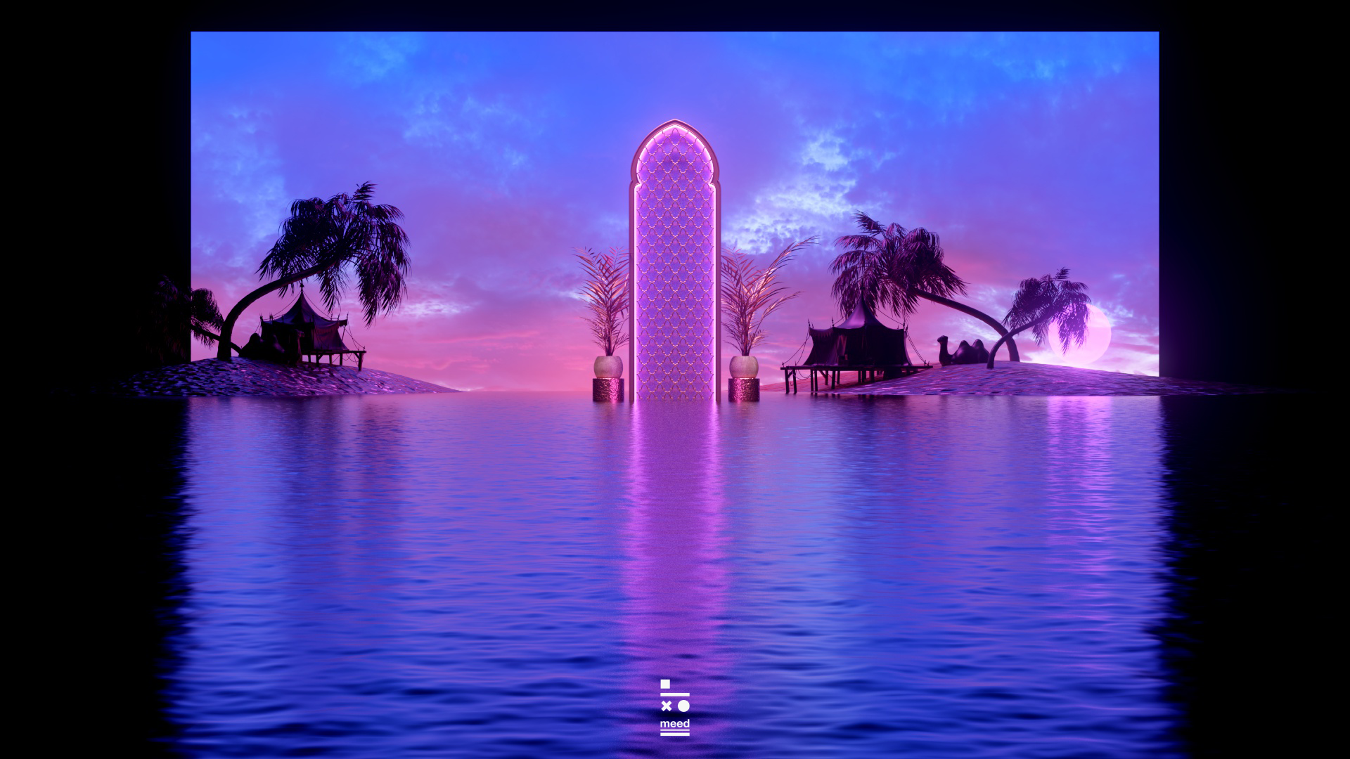 Retro Oasis by Moorish on Dribbble