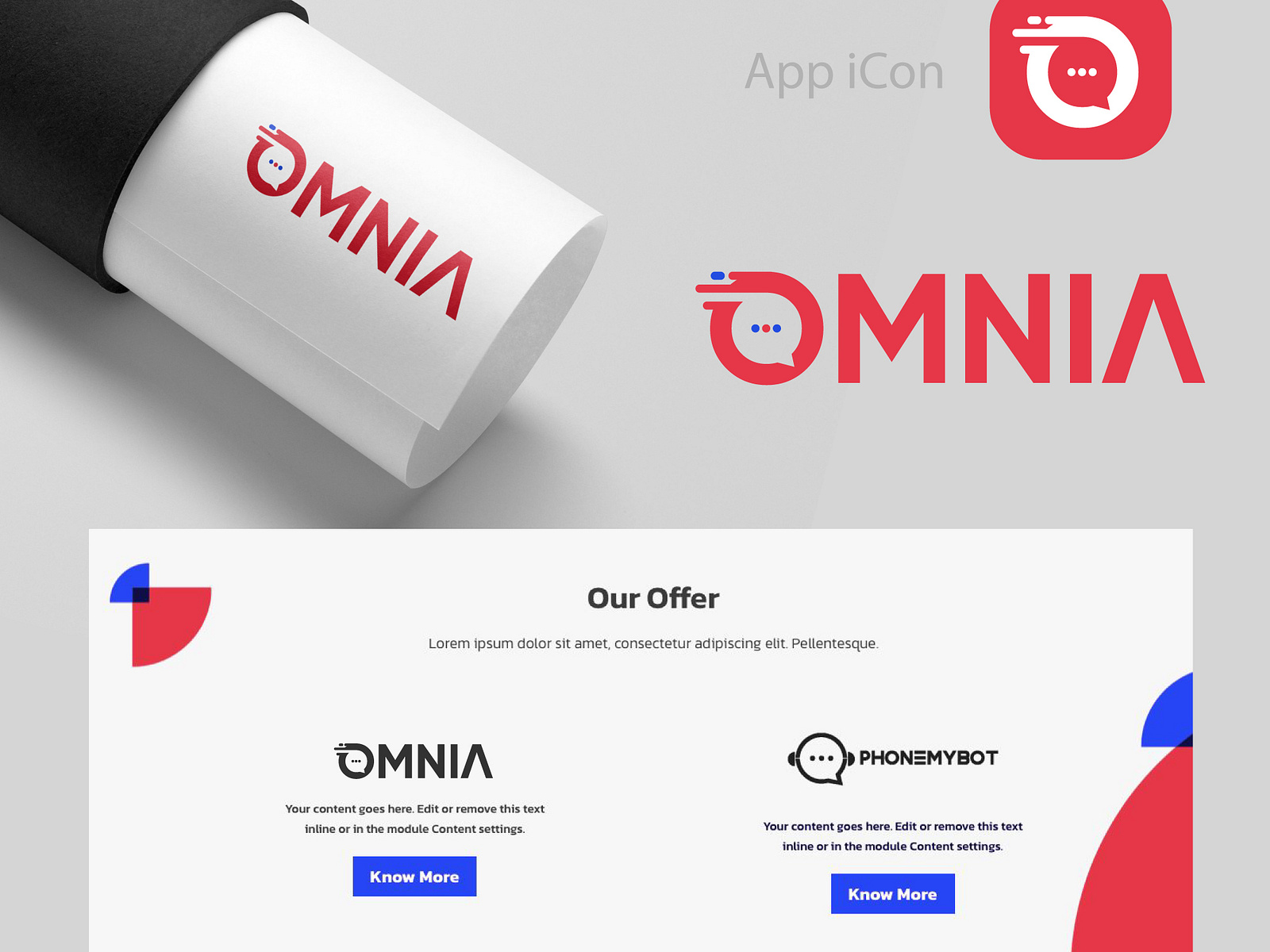 Logo Design For OMNIA by Babu Sk on Dribbble