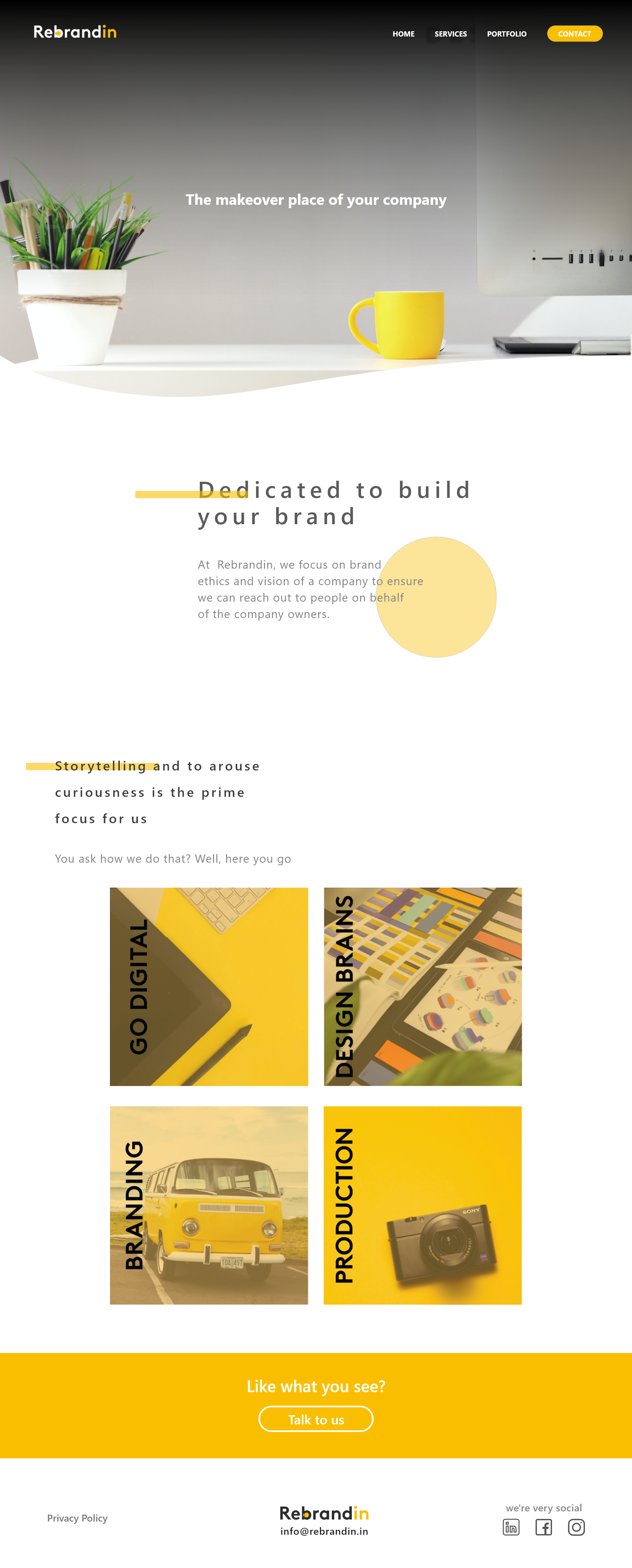 Rebrandin Official Website Design by Ayon Chatterjee on Dribbble