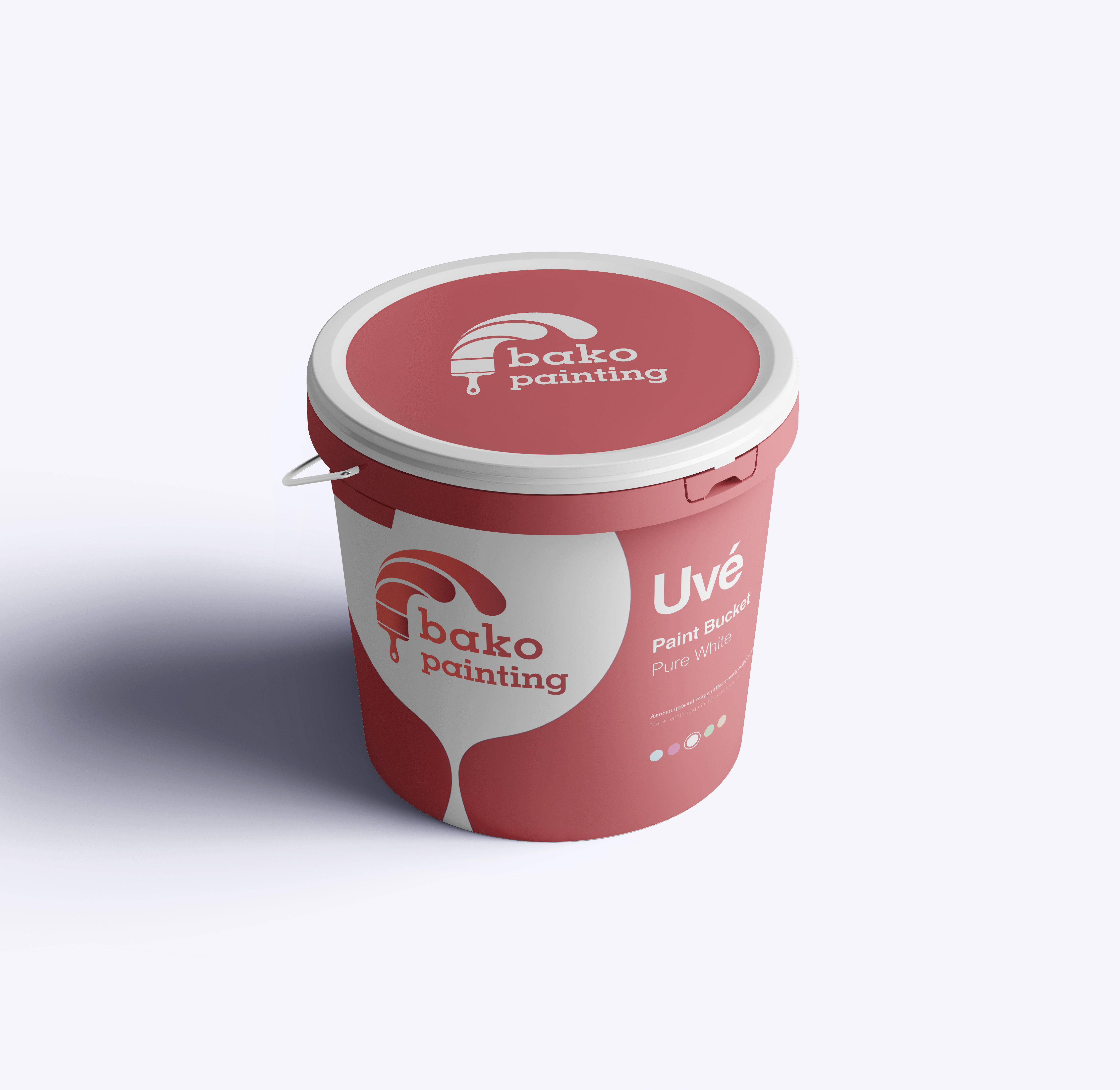 Paint Bucket label design by Muhammed Sherwan on Dribbble