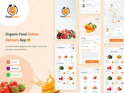 Food Order - Grocery Application UI kit by Lovepreet Singh🥇 on Dribbble