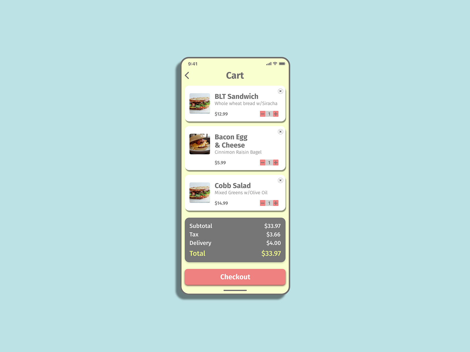Cart Screen by Mujammil Ali on Dribbble